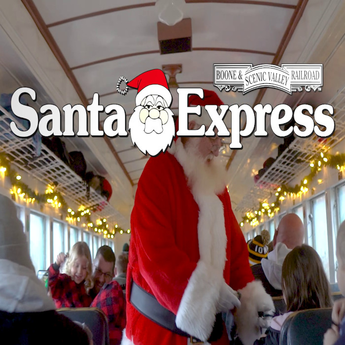 Santa Express at the Boone & Scenic Valley Railroad | STAR 102.5